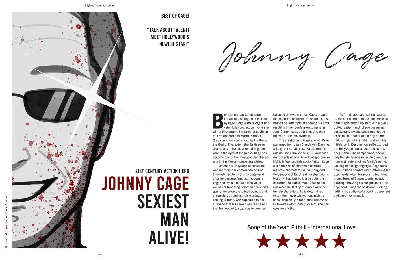 Graphics: Magazine Spread - Gallery 291